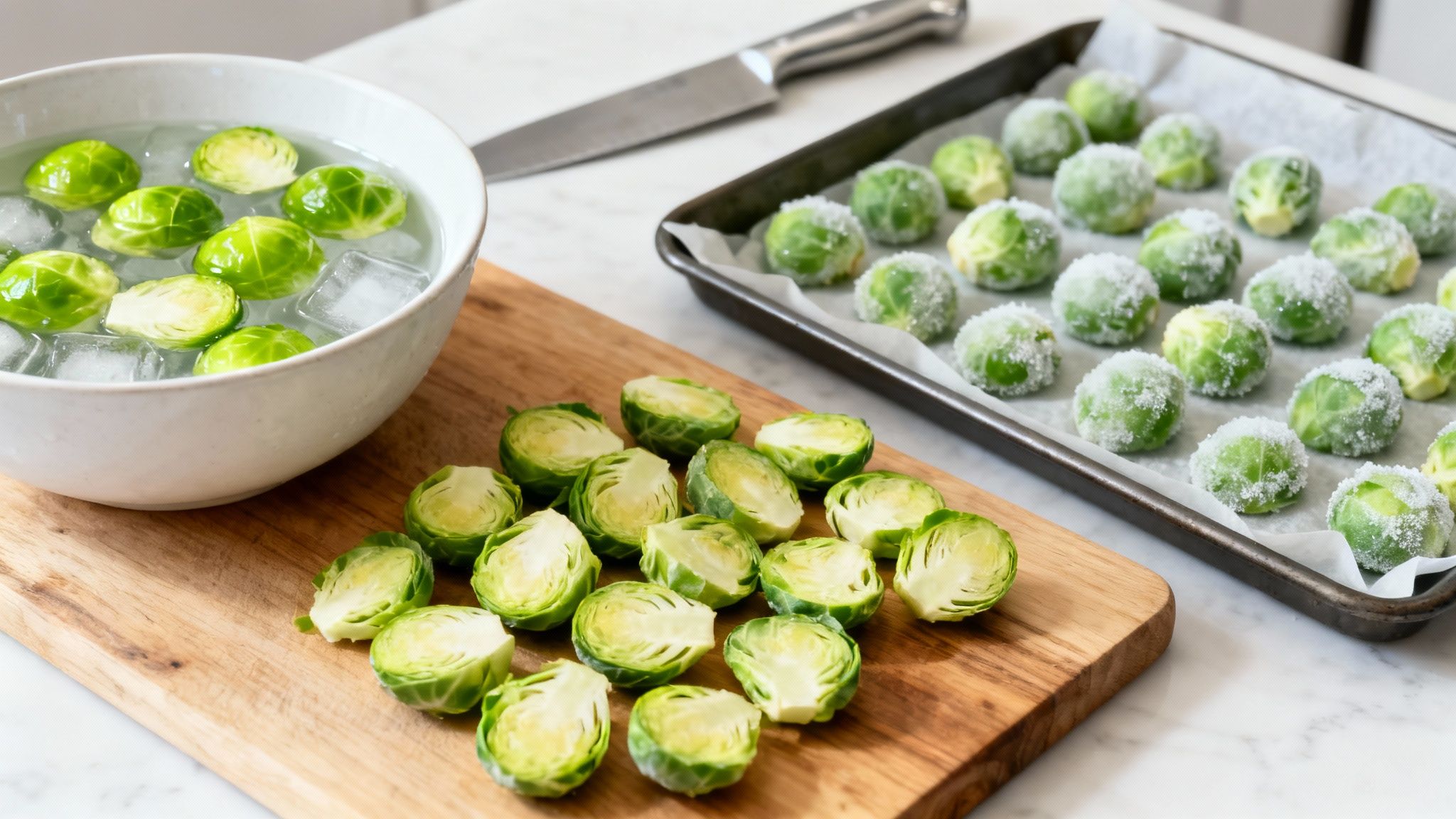 A Guide to Perfectly Freeze Brussel Sprouts