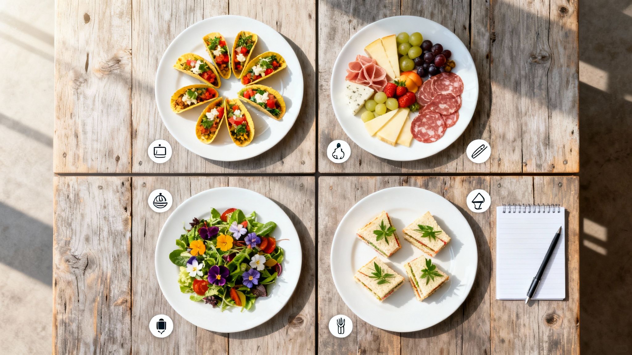 Food for a Party: Creative Catering Ideas by Private Chefs